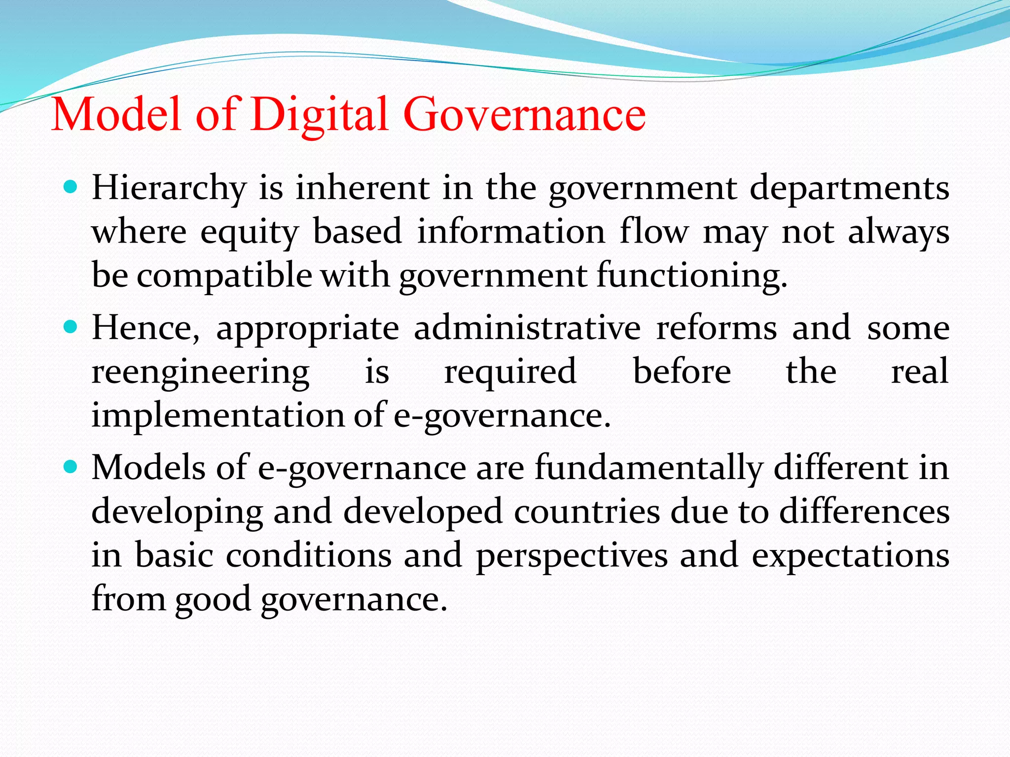 E Governance Model Unit 2pptx Computer Networking Computing