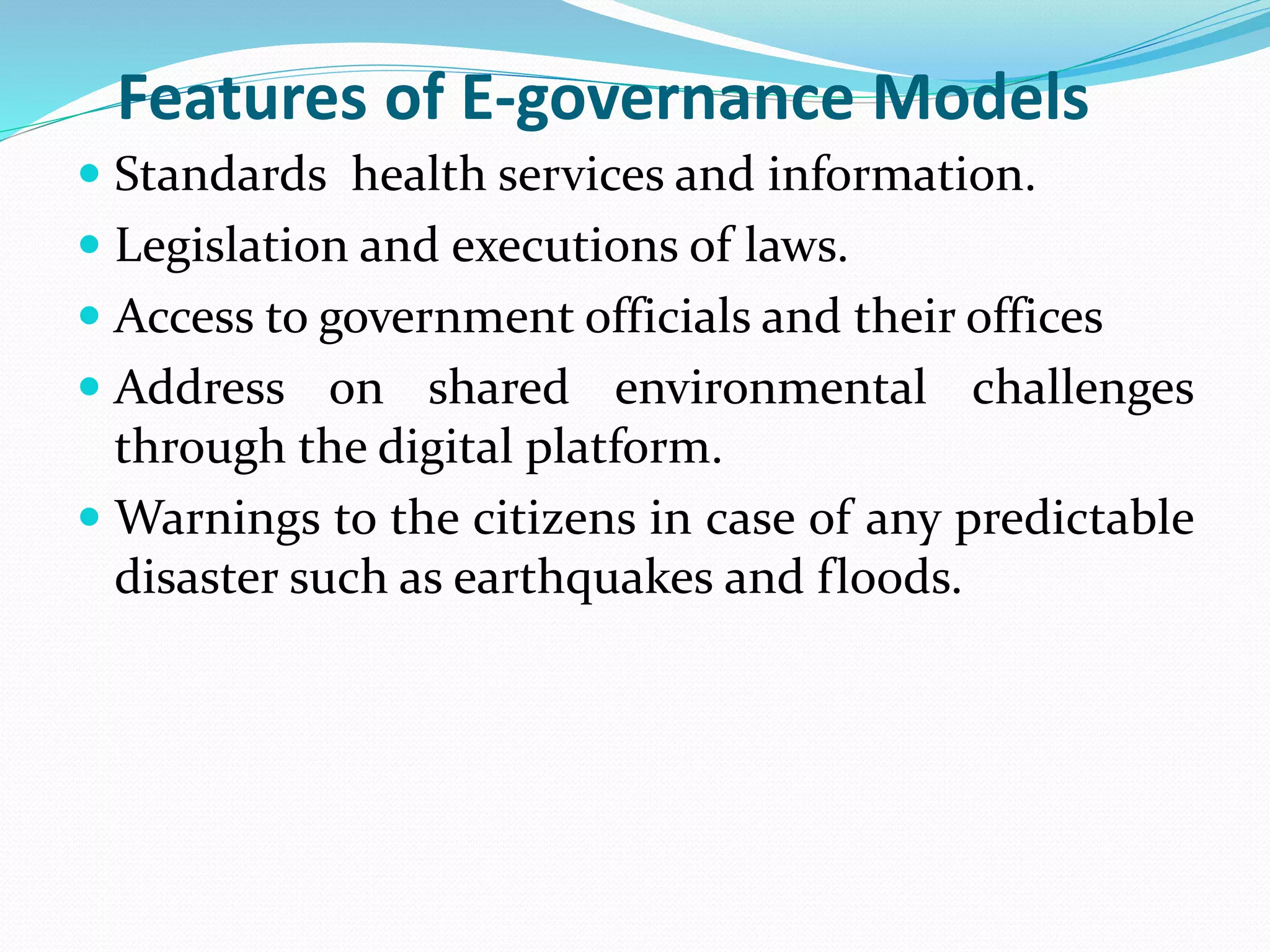 E Governance Model Unit 2pptx Computer Networking Computing