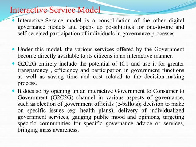 E Governance Model Unit 2pptx Computer Networking Computing