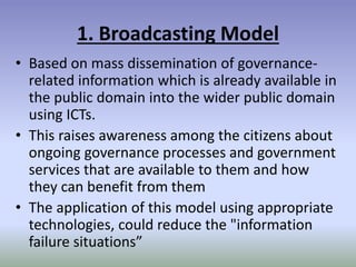 E-governance Models | PPTX