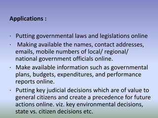 E-governance Models | PPTX