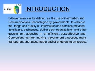E governance nivedita | PPTX