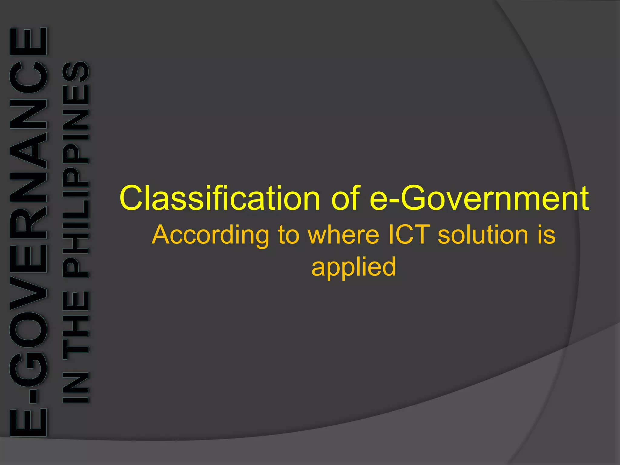 E governance presentation | PPTX