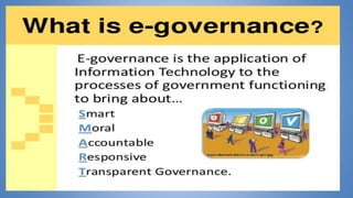 E governance | PPT