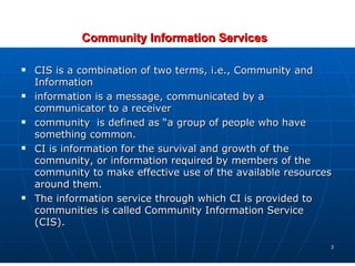 E governance service delivery an assessment of community information ...