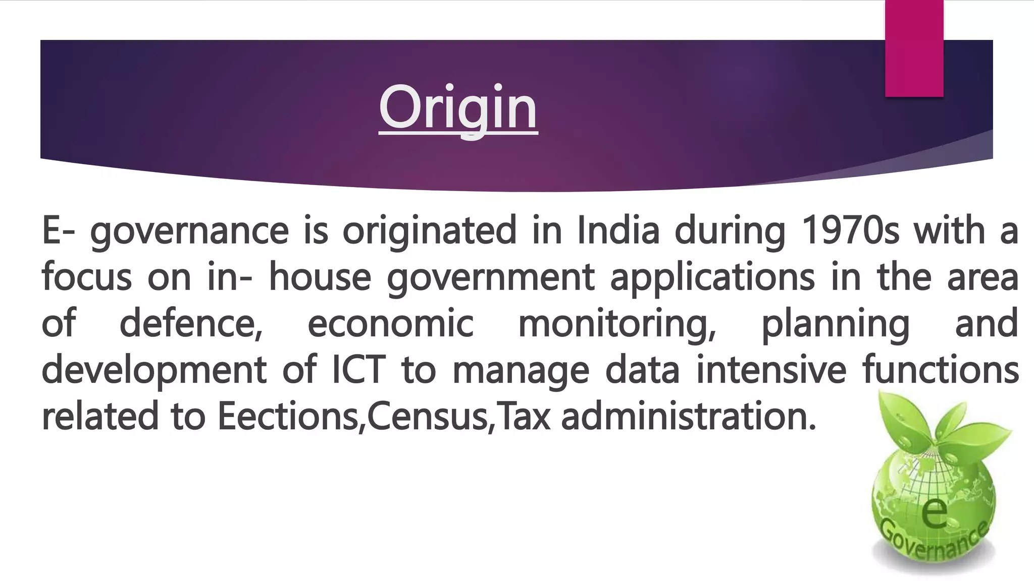 E-governance .pptx | Technology Industry | Industries