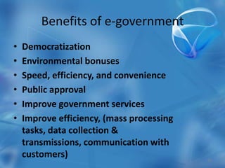 E government | PPTX