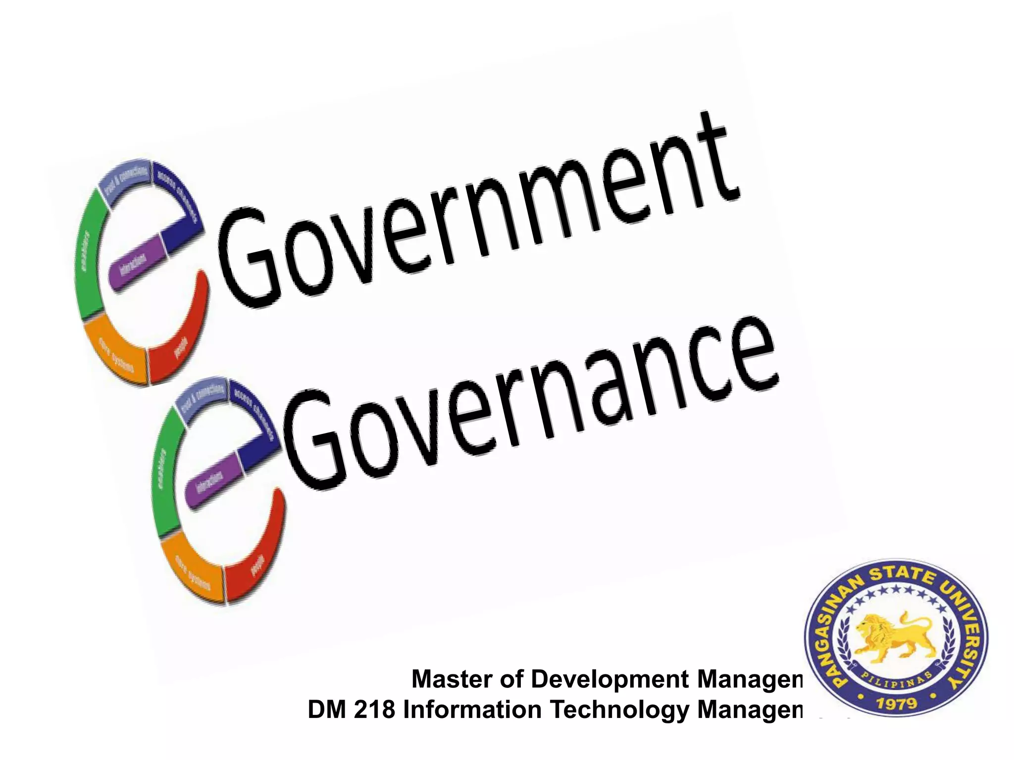 e-Government and e-Governance | PDF