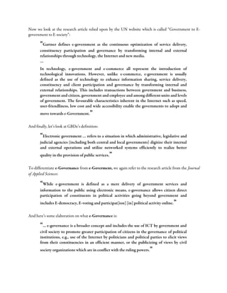 E government a modern phenomenon | DOC | Internet | Computing