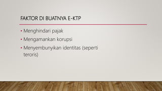E-Government Mengenai E-KTP | PPT