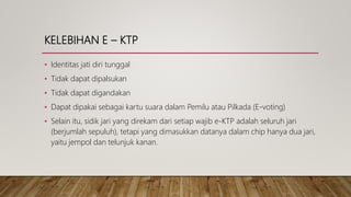 E-Government Mengenai E-KTP | PPT