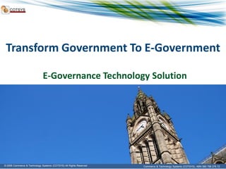 E government solution by cotsys version 1-5 | PDF