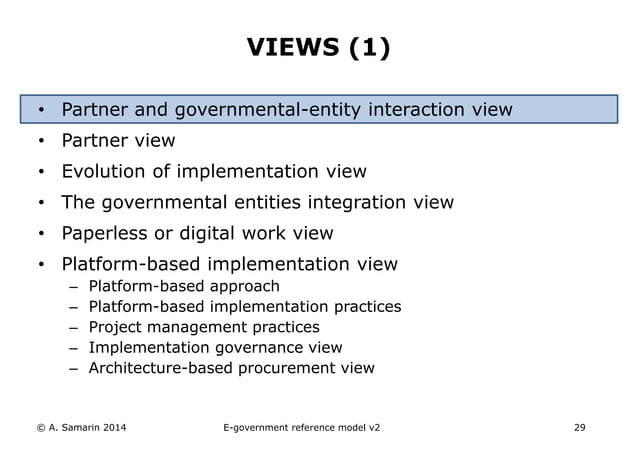 E-government reference model | PPT