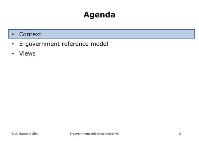 E-government reference model | PPT
