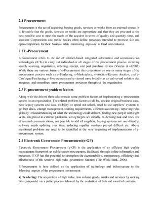 Electronic Government Procurement (e-gp) Bangladesh | DOCX