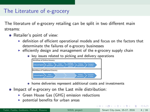 An ICT-based reference model for E-grocery in Smart Cities | PPT