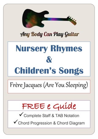 Frère Jacques (Are You Sleeping) | PDF