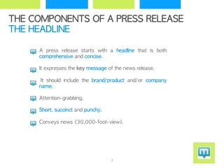E guide to the lifestyle press release | PDF