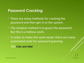 Ethical hacking for computer science | PPT