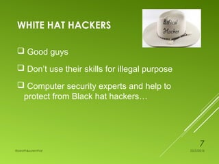 Ethical hacking for computer science | PPT