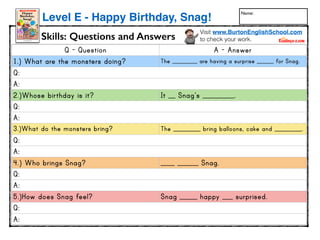 E Happy Birthday, Snag | PDF | Birthday | Personal Celebrations & Life ...