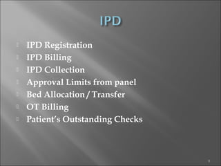 E hospital manager | PPT