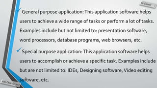 E-ICT APPLICATION SOFTWARE ANTI-DOTE SERIES.pptx | Computer Software ...