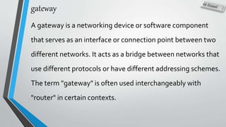 E-ICT COMPUTER NETWORK CONCEPTS ANTI-DOTE SERIES | PPT