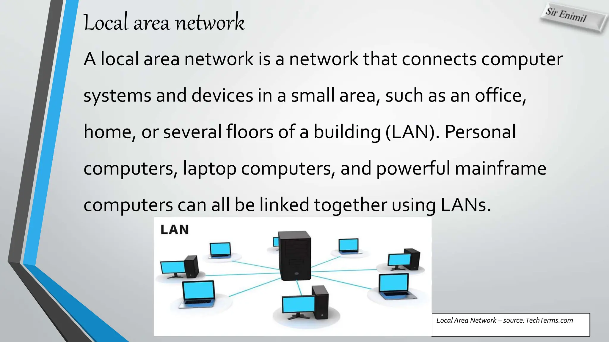 E Ict Types Of Computer Networks 1 Anti Dote Series Pptx
