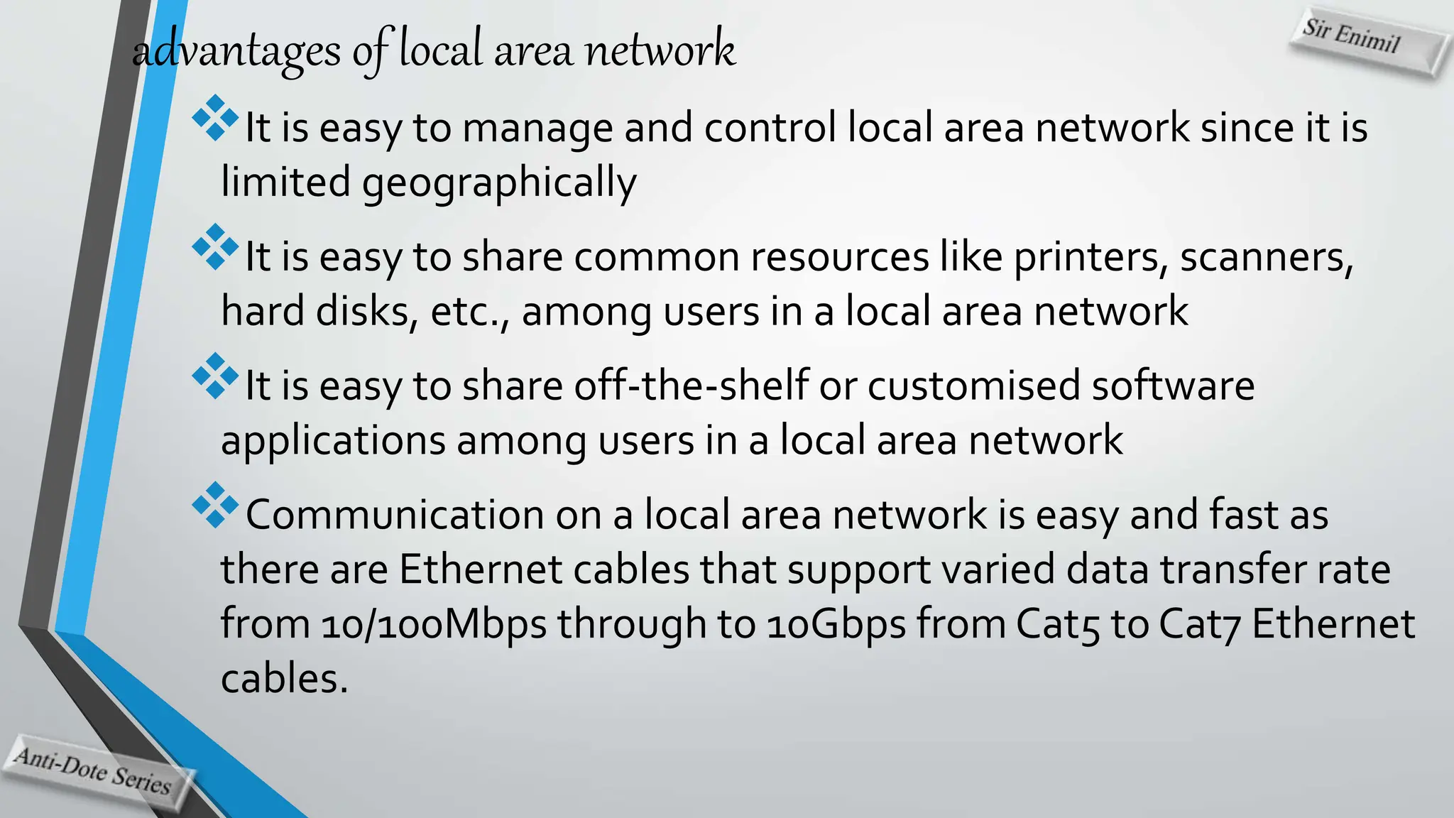 E Ict Types Of Computer Networks 2 Anti Dote Series Pptx
