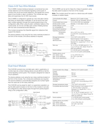 Edwards Signaling E-IDC1B Data Sheet | PDF