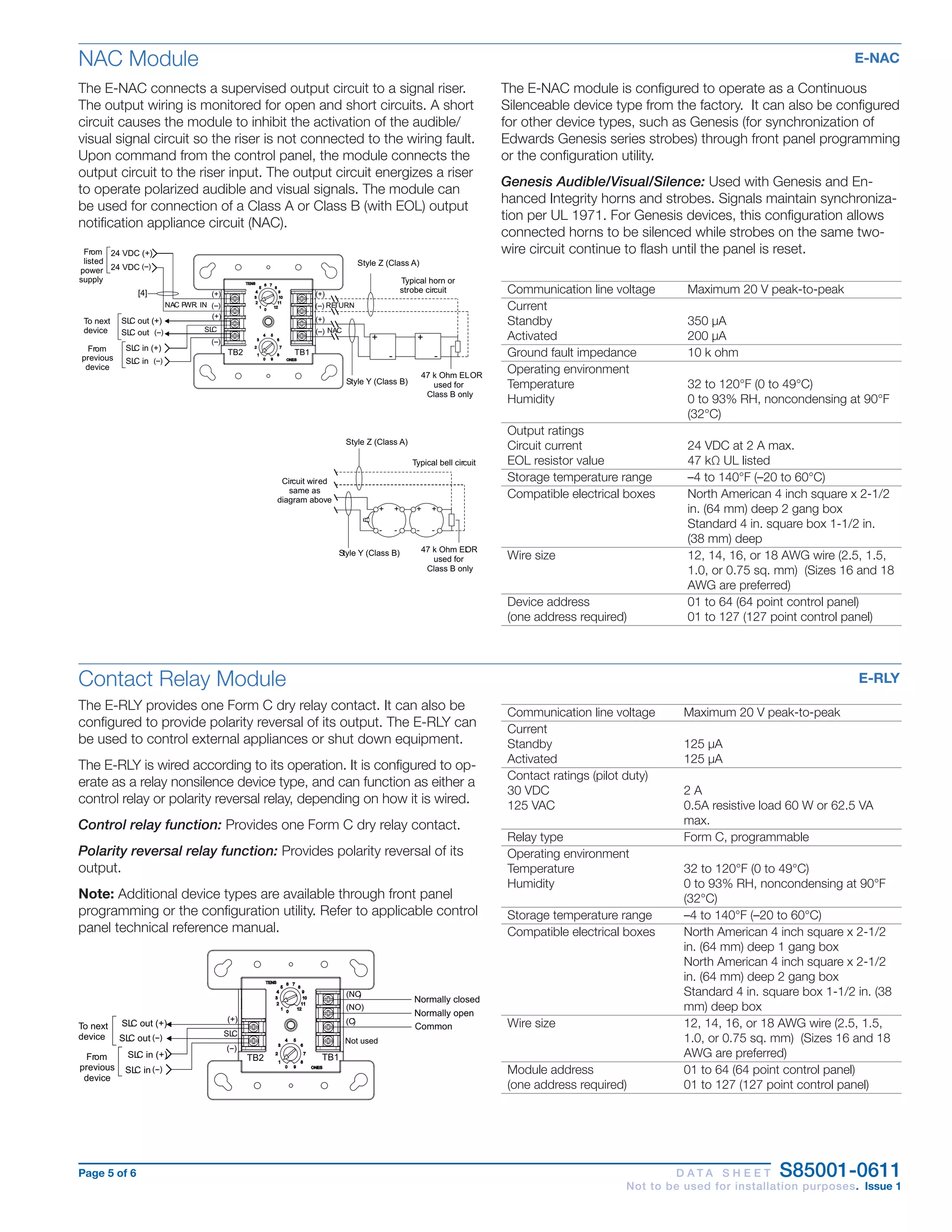 Edwards Signaling E-IDCWS Data Sheet | PDF | Computer Peripherals ...