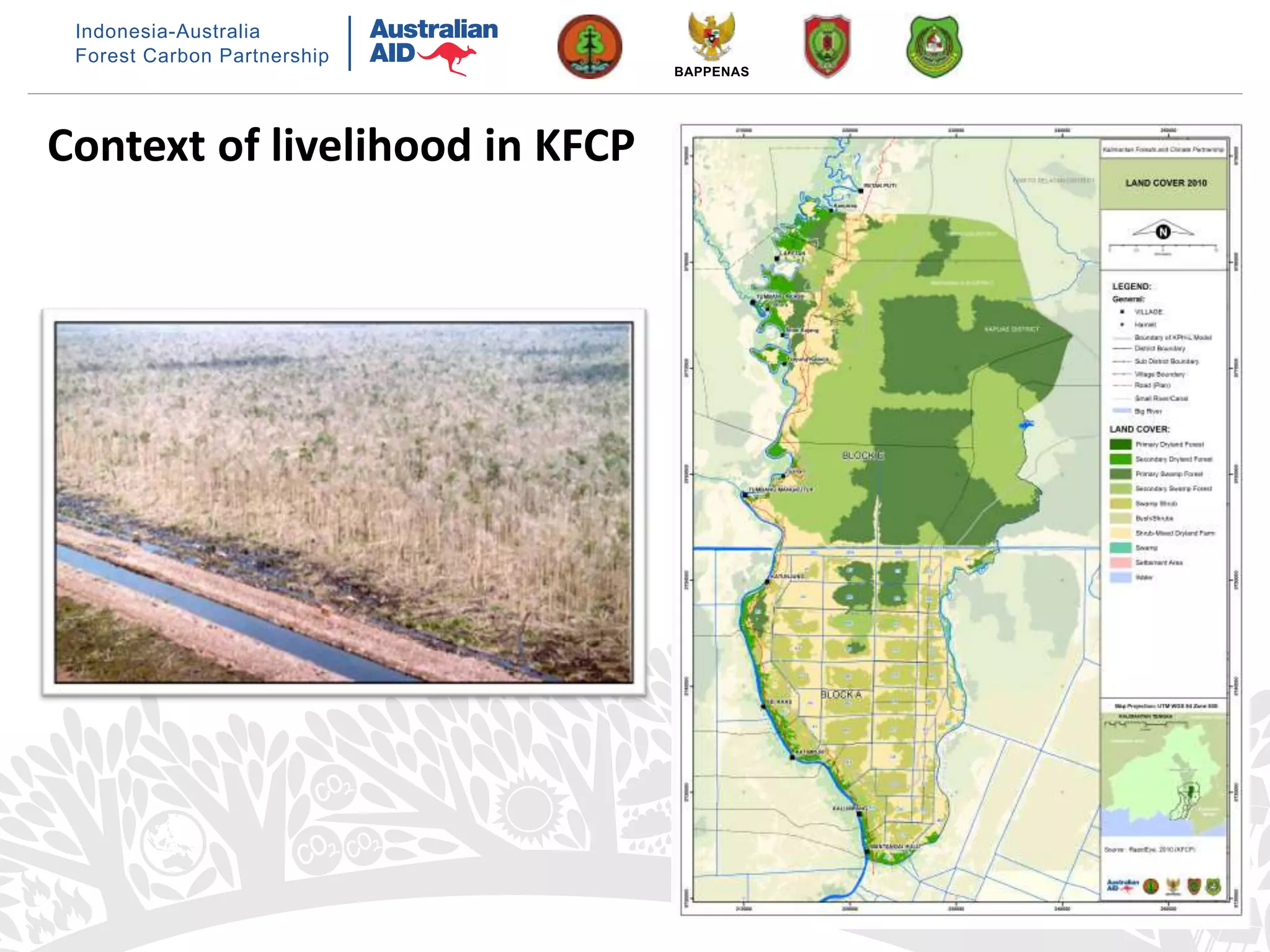 Improving local livelihoods through REDD+ in the Kalimantan forests and climate partnership | PPT