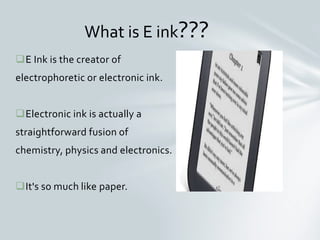 E ink | PPTX