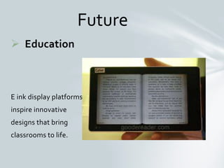 E Ink In The Future
