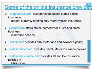 E insurance and its benefit | PPTX