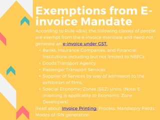E-invoice Exemption Declaration Functionality Made Available.pptx
