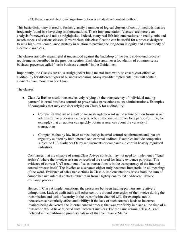 E Invoicing Compliance Guidelines Special Report | PDF