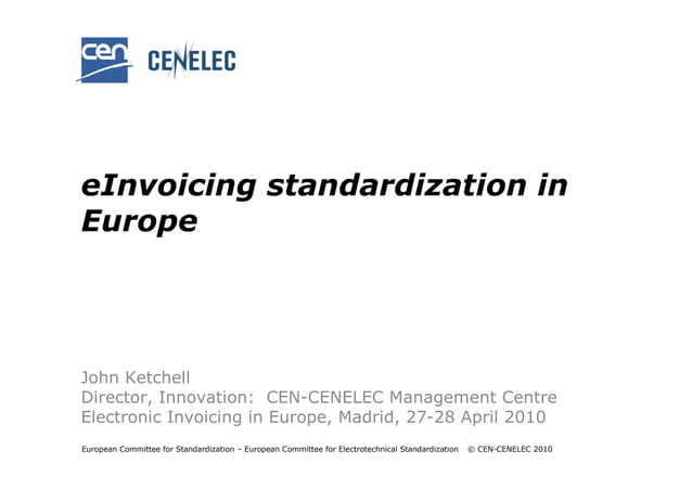 E invoicing, e invoicing standardization in europe | PPT