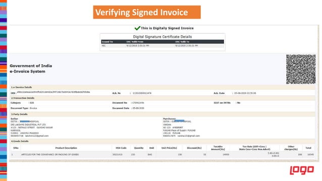 e-invoicing - The Game Changer | PPT