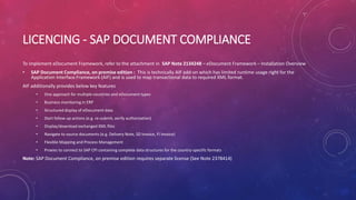 e-invoicing solution with SAP document compliance & CPI | PPTX