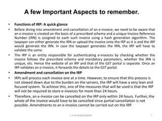 E invoicing under gst- latest | PPTX