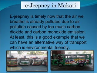 E jeepney | PPT