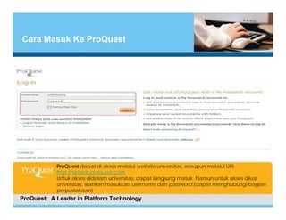 Manual Pelatihan Pemakaian Elektronik Jurnal | PDF