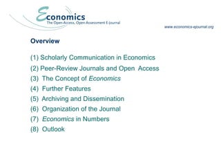 Open Access and Open Assessment: The Future of Peer Reviewed Journals ...