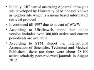 E journals indest | PPT