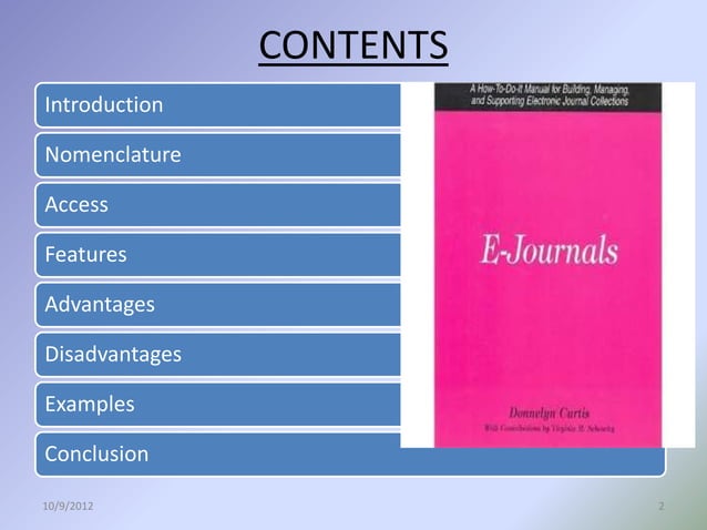 E journals ppt latest | PPTX