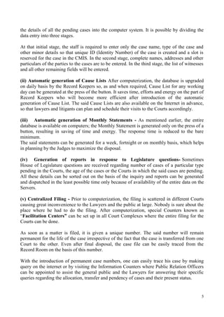 E-Justice: The Road Map | PDF