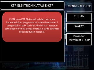 E ktp | PPTX