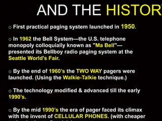 E launch of Pager | PPTX